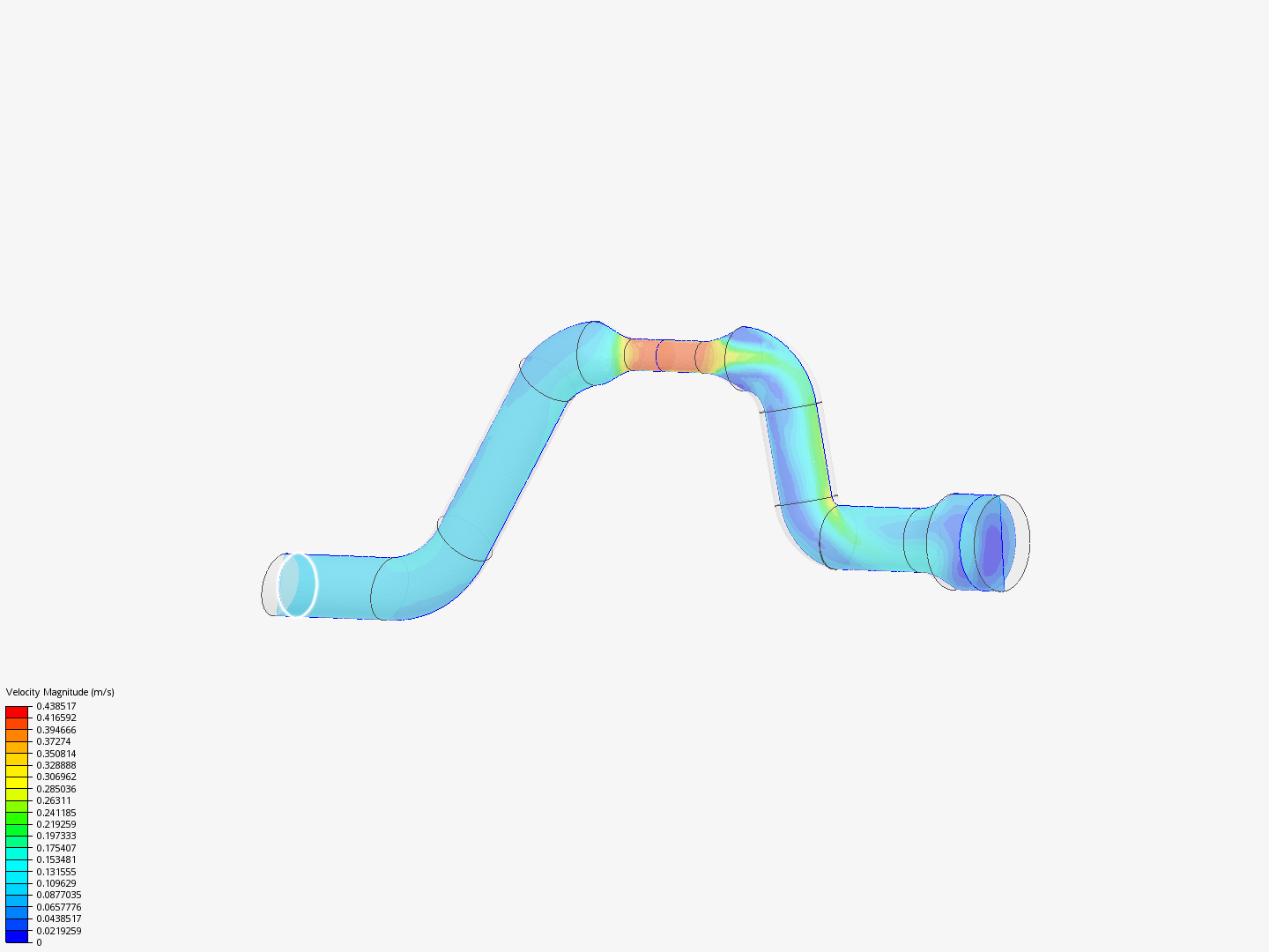 Lab 1 Bernoulli pipe flow by muneebamer111 | SimScale