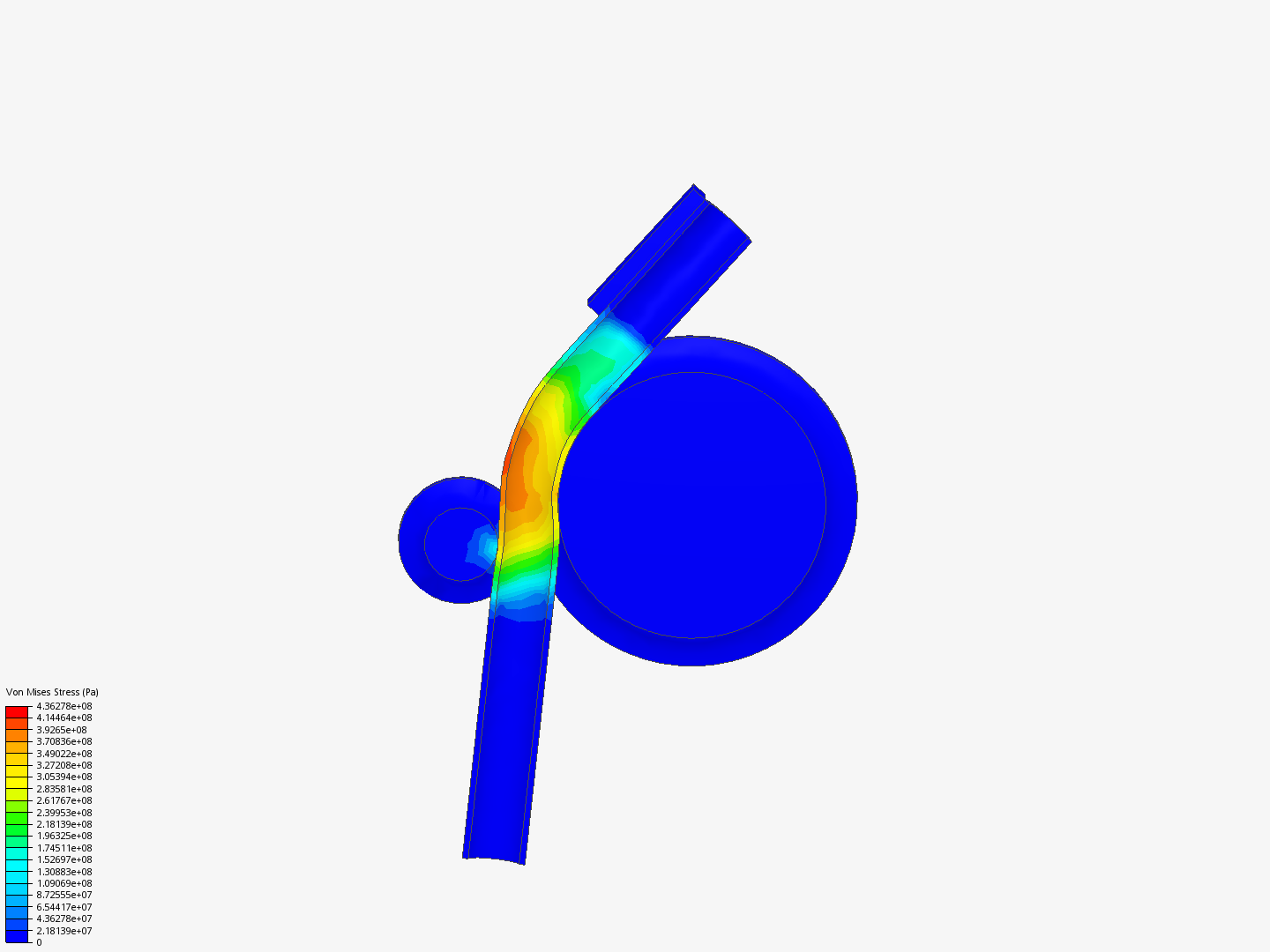 Bending of an Aluminium Pipe - Copy by mvalisno | SimScale
