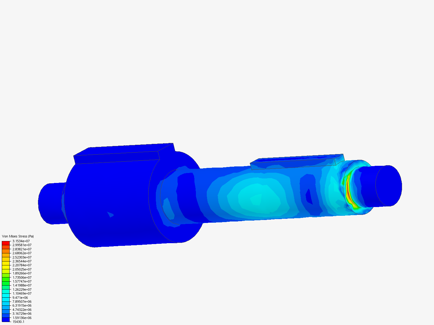 Gear Shaft Analysis Draft by mwilson4601 | SimScale