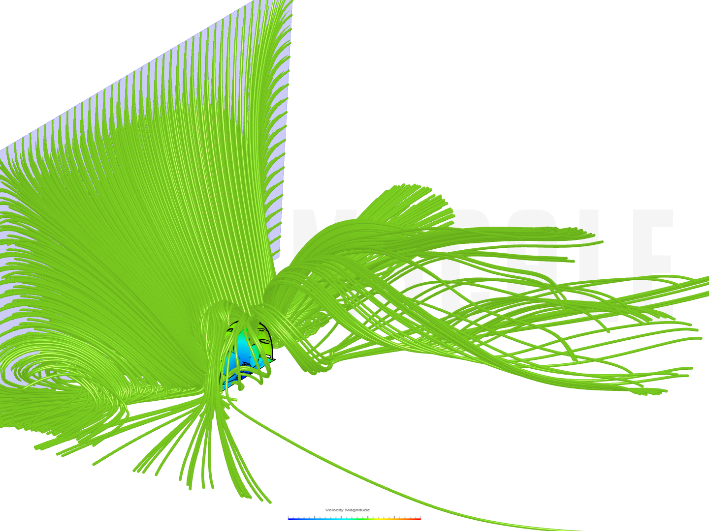 Fan with Cage Simulation (Project) by mykenzie_clark | SimScale