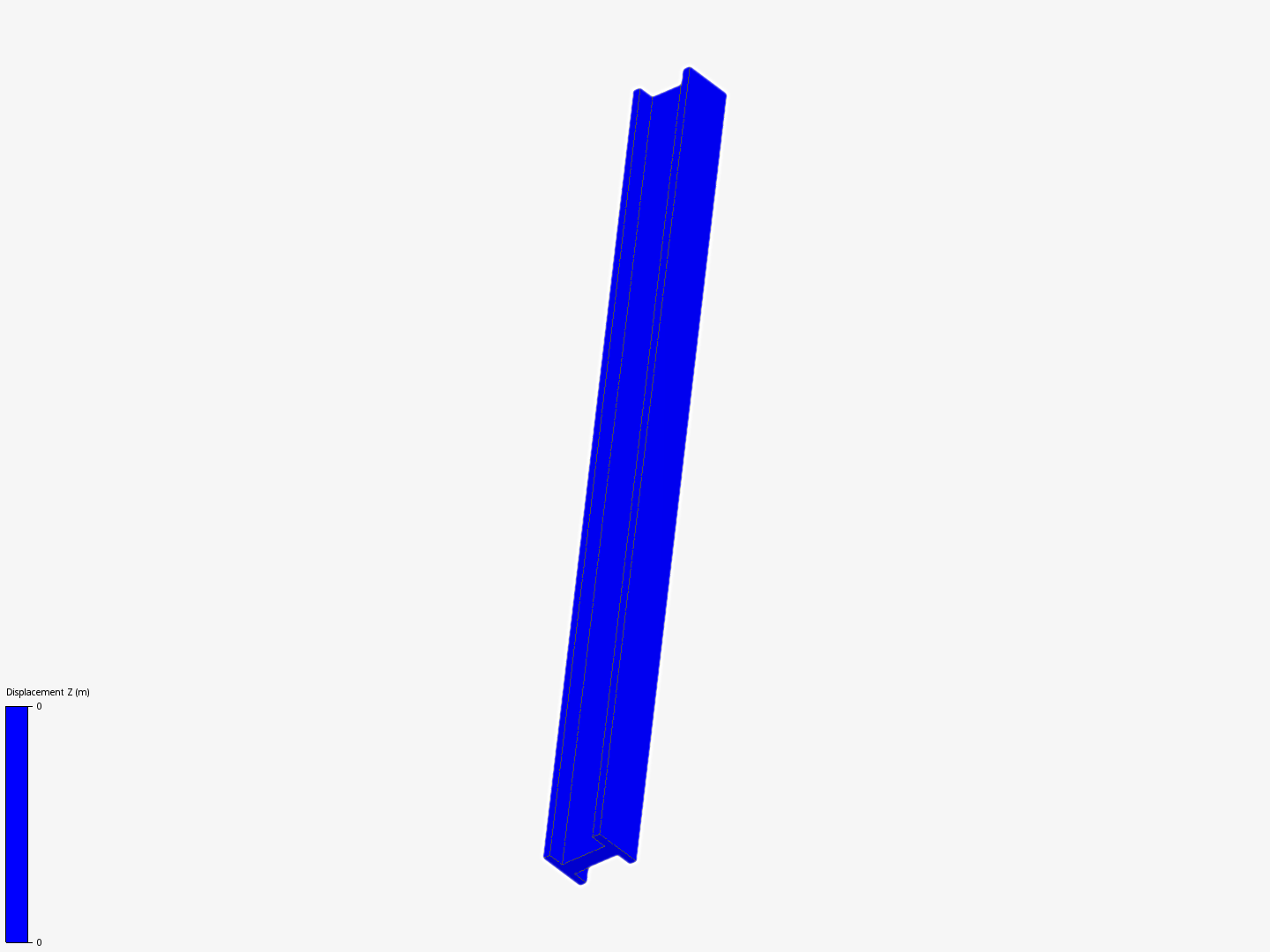 simsacle project1 I beam by naikdr19_mech | SimScale