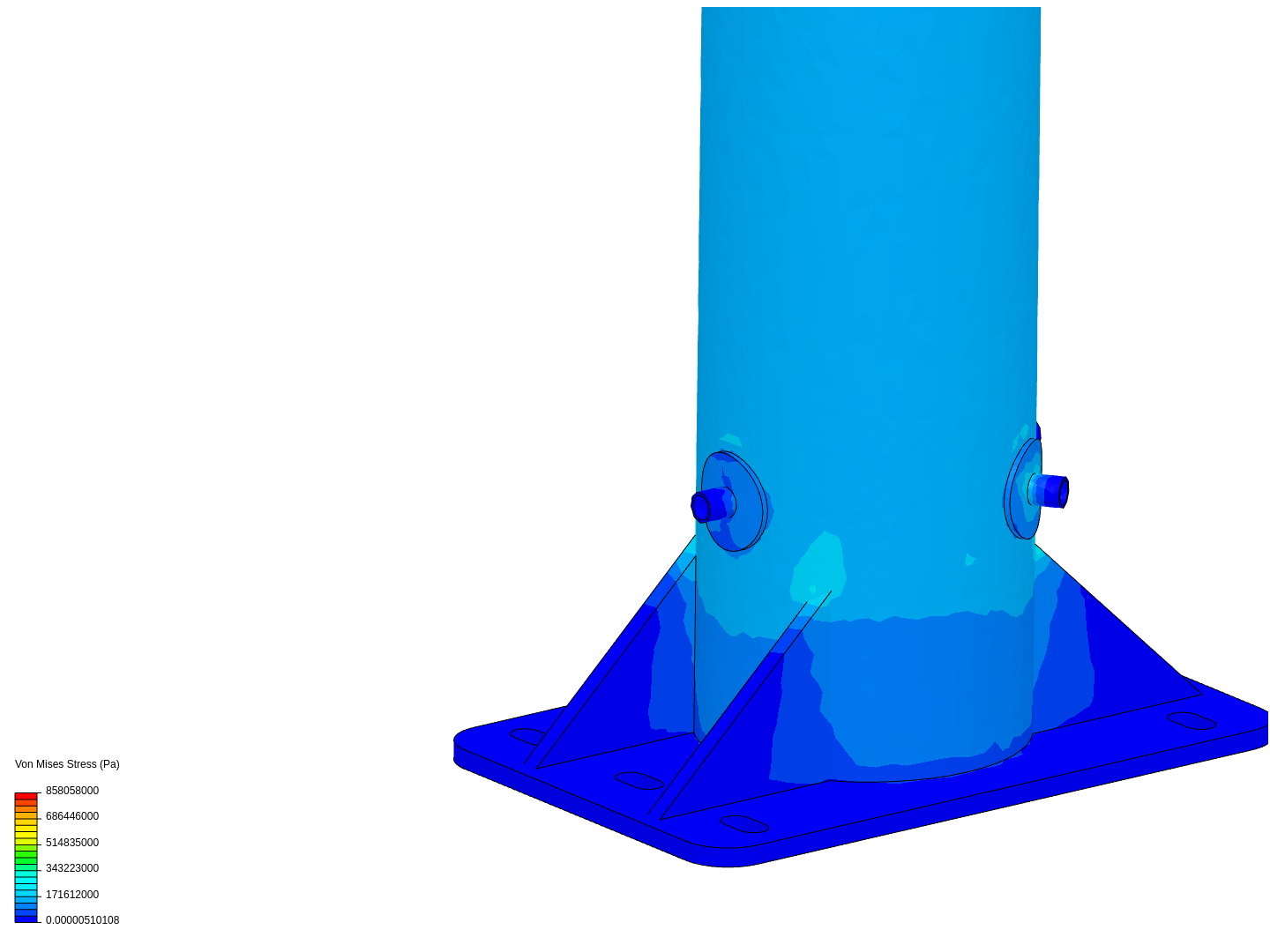 Mast pillar by nautor | SimScale