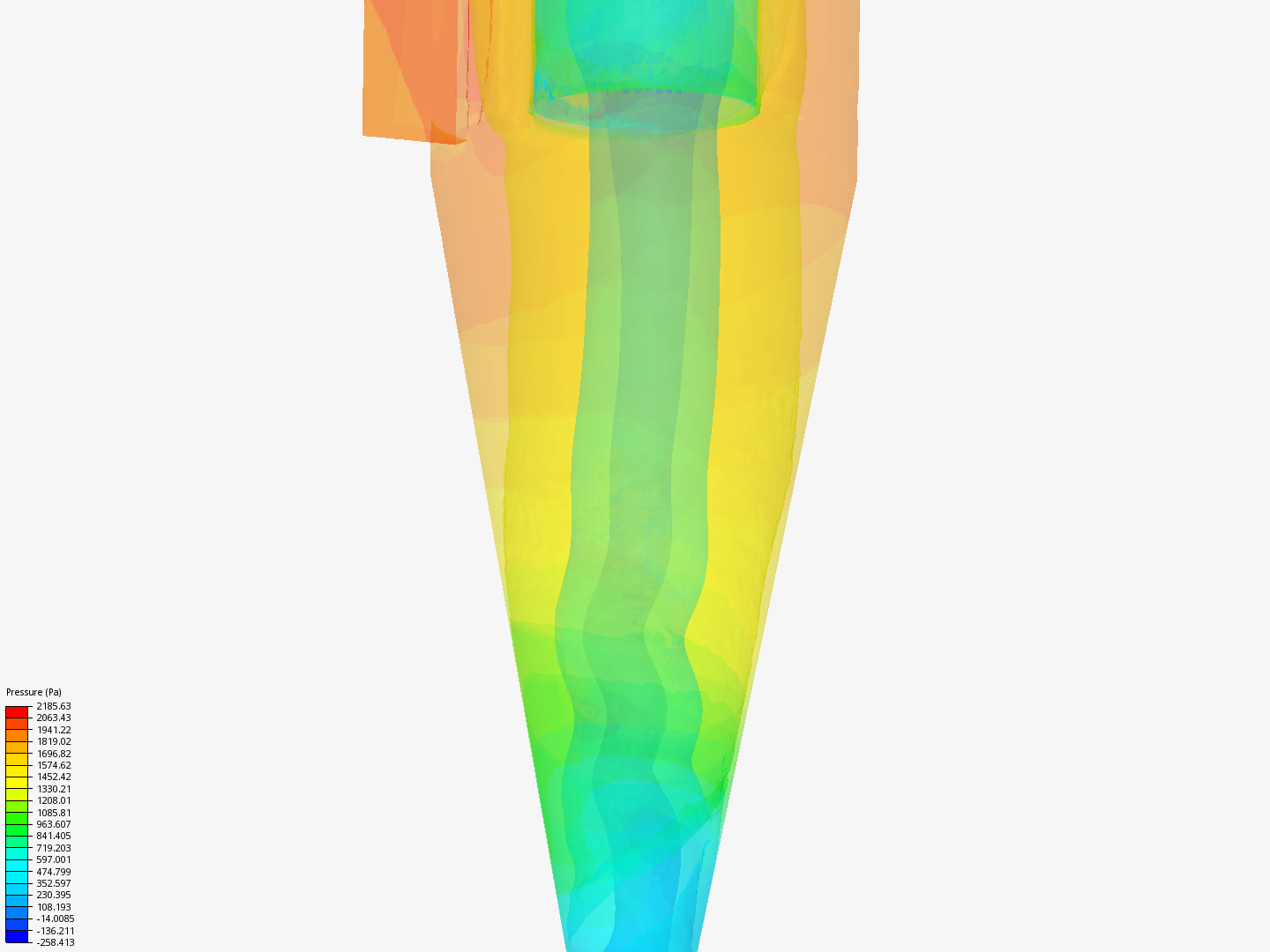 Cyclone Seperator by nazeer_a7med | SimScale