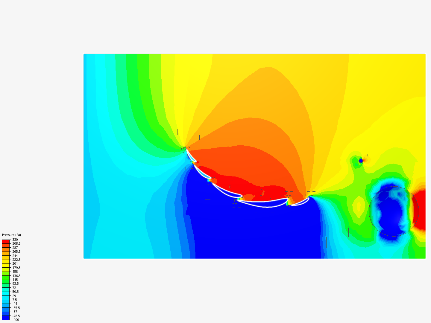 2022 Rear Wing FSAE (cut) by nbenzi | SimScale