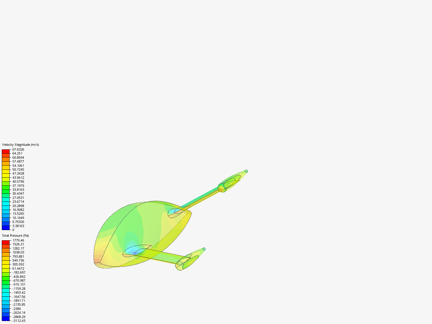 Dragonfly Skinny Canard by nbrennan | SimScale