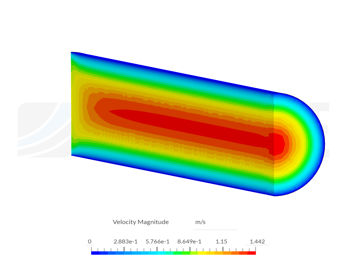 Flow In A Circular Pipe By Ncaldwell Simscale
