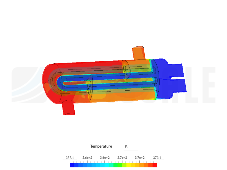 Tutorial: U type Heat Exchanger by ncarrasco | SimScale