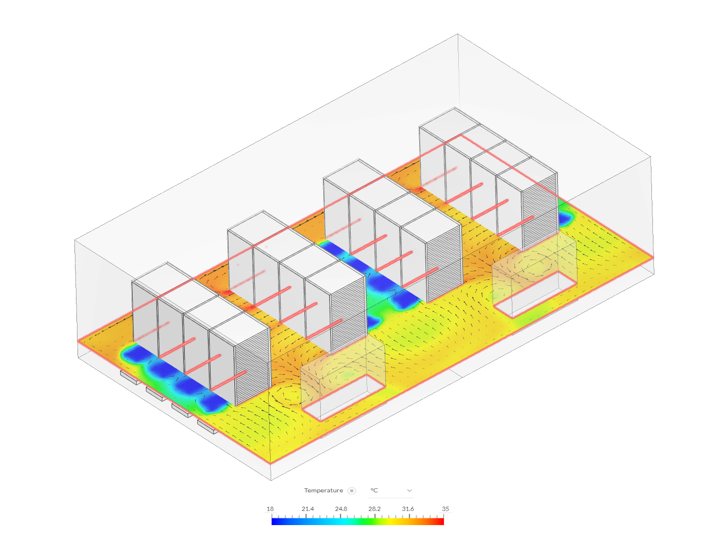 Data Center Example by nhalliday | SimScale