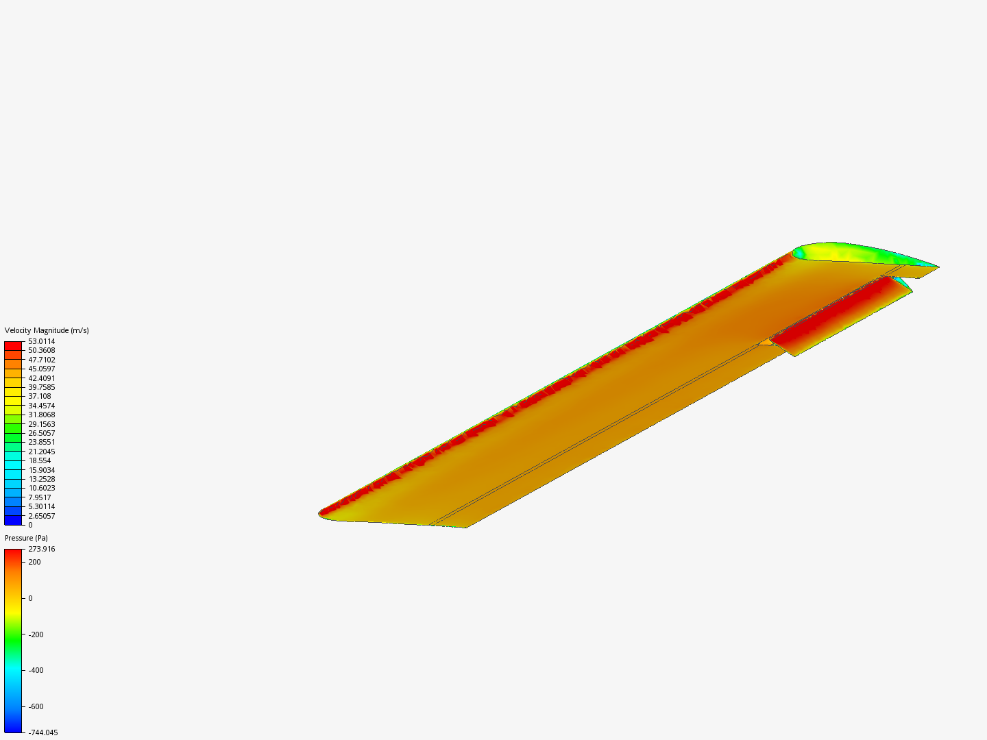 Wing Simulation by nhess | SimScale