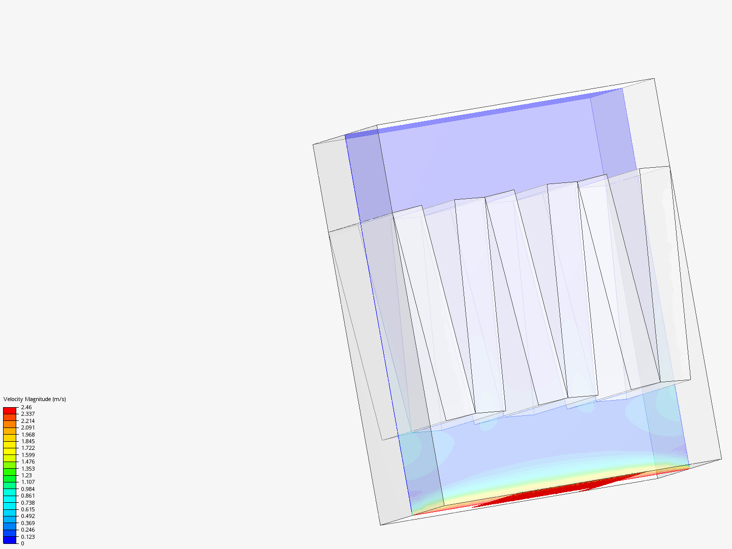 W shape Porous filter simulation by nhojin | SimScale
