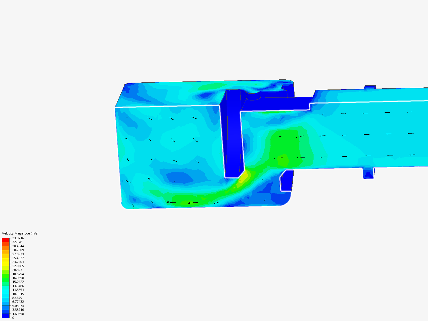Very Fine (Level 5) - Fluid Flow Through a Valve by nidzam | SimScale