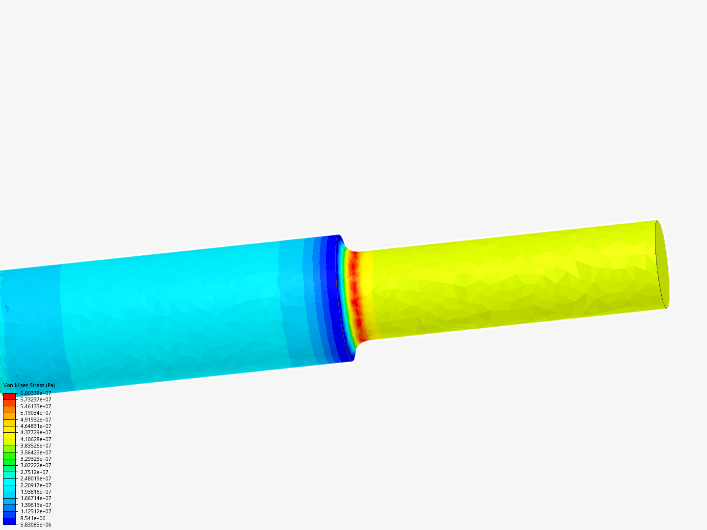 Fillet Shaft by nikhilprabhu17 | SimScale