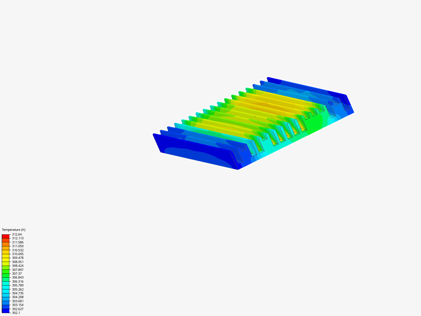 heat sink by nitinramegowda | SimScale