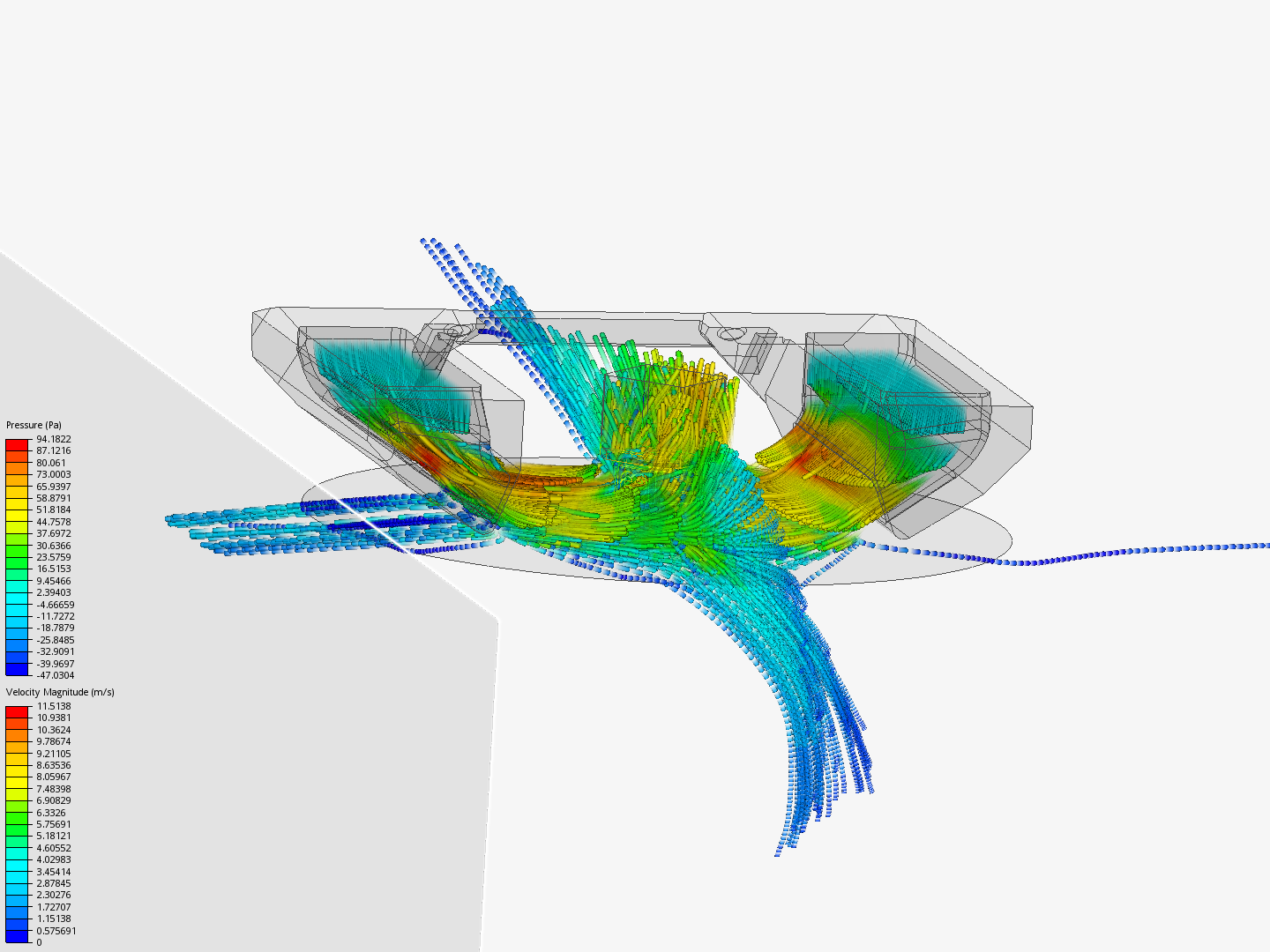 CFD Fan Duct by nrowe4689 | SimScale