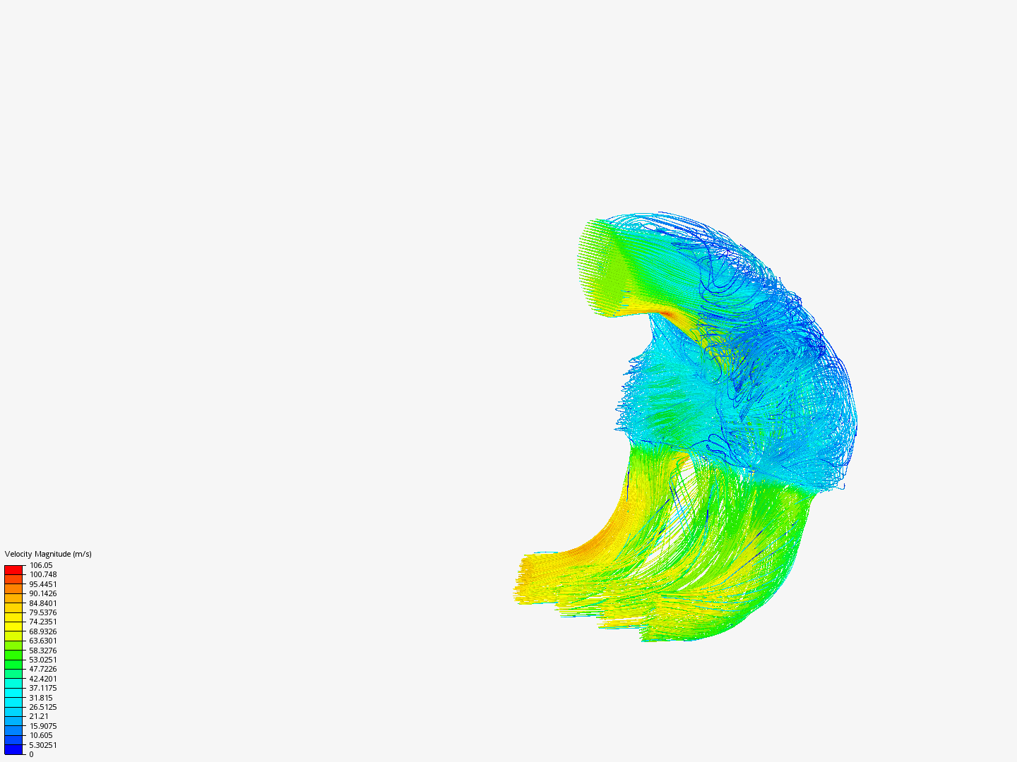 Intake cfd test by nrutledge | SimScale