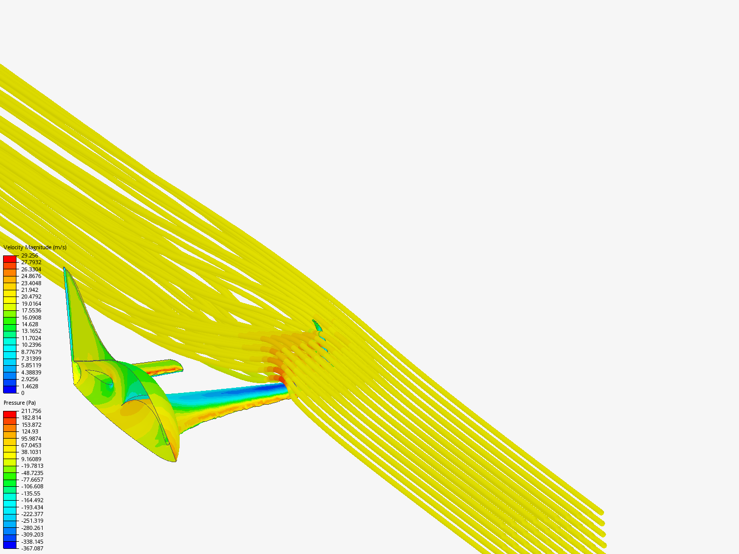 CFD on 1st RC plane design by nsoren | SimScale