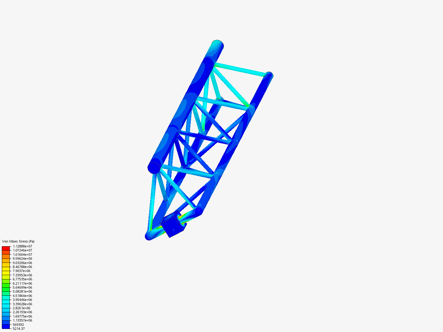 Tutorial - Linear static analysis of a crane by nyljoseph_dela | SimScale