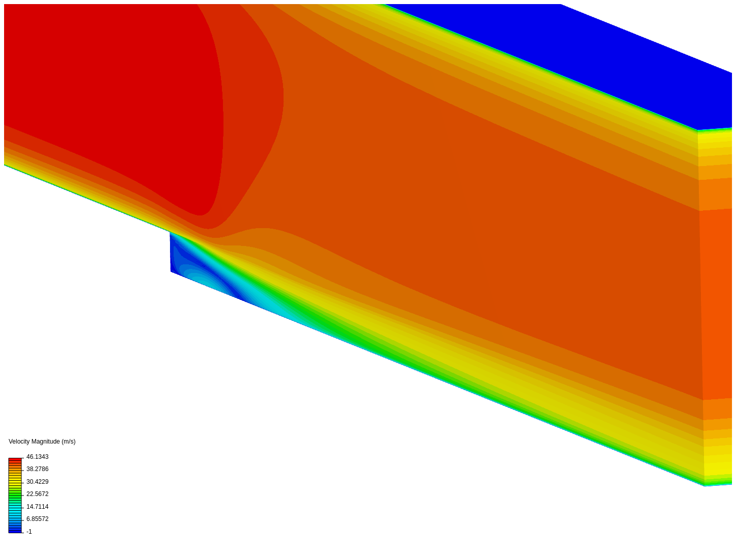 Airflow reattachment: Backward facing step - Copy by oliver47 | SimScale