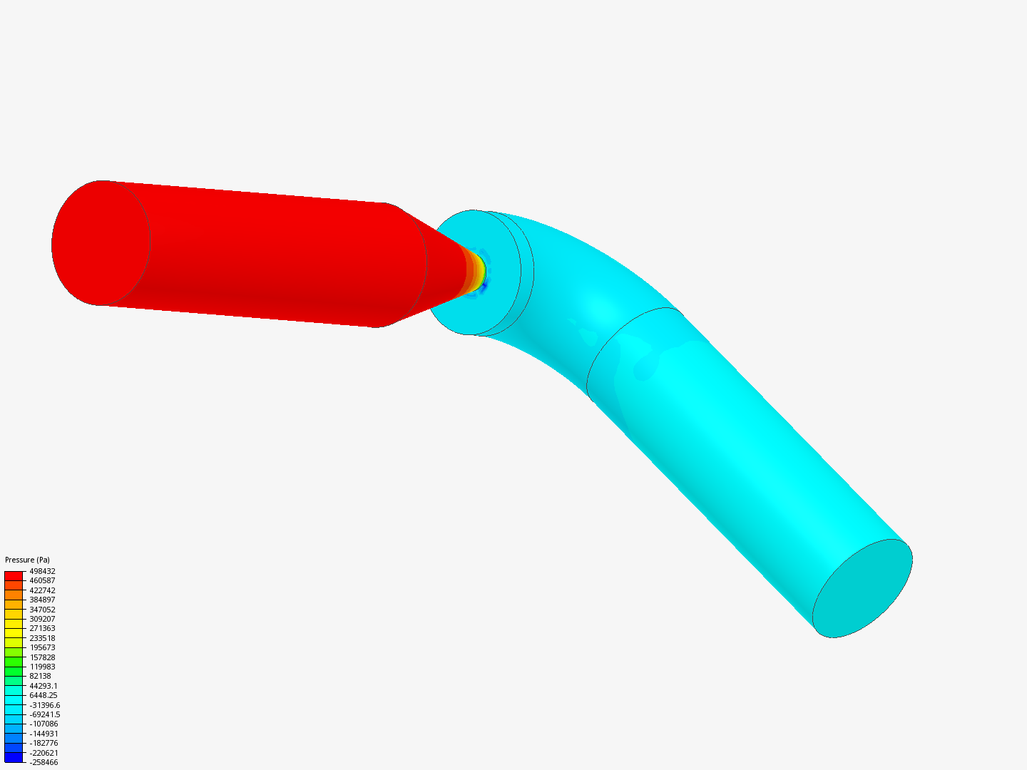 Pressure Drop Simulation Design 1 by oluwatosin | SimScale