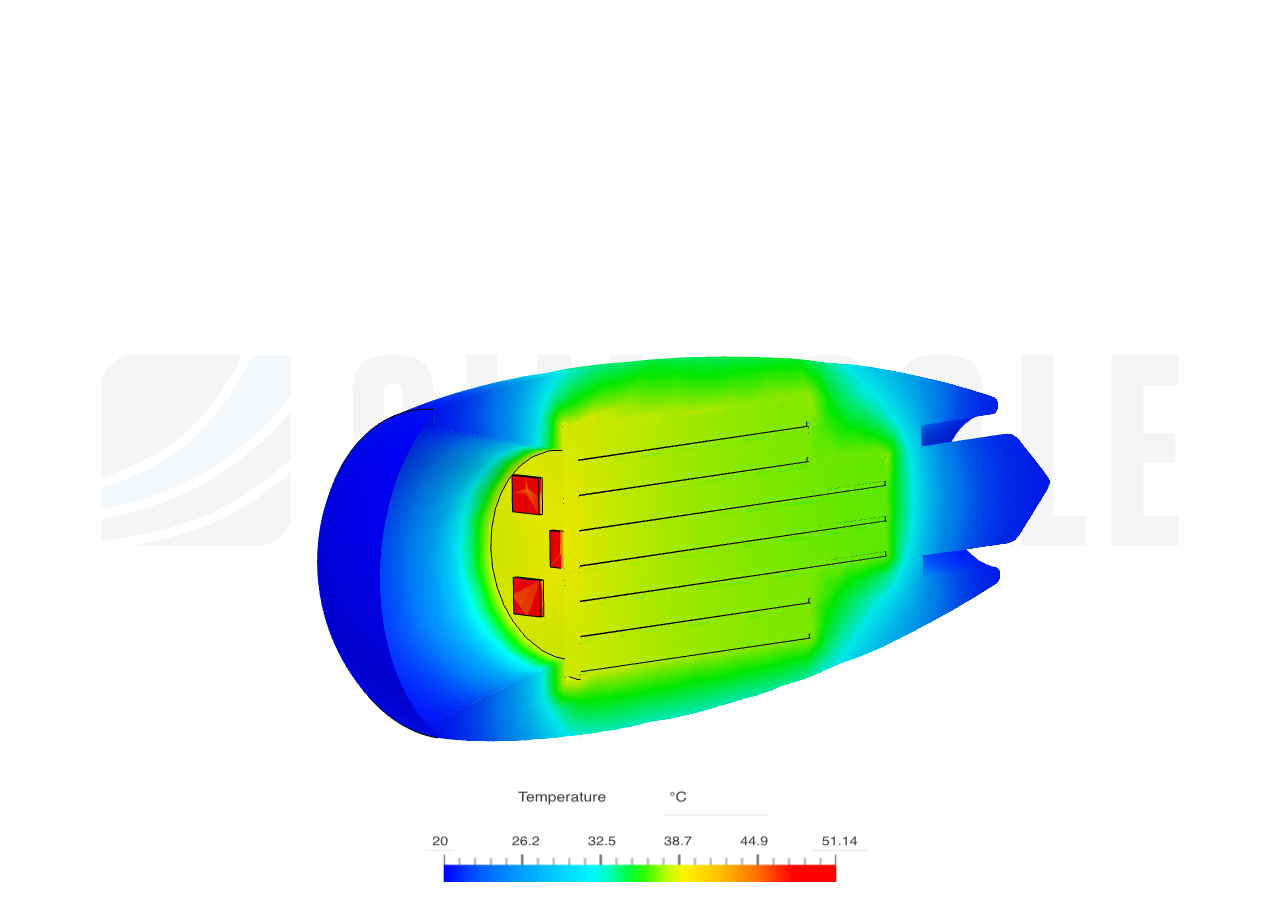 5th final heat sink by ome23 | SimScale
