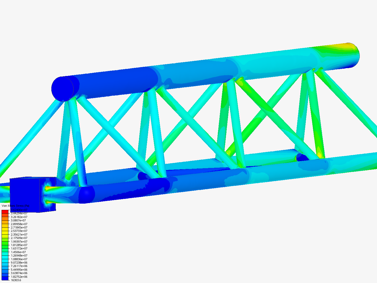 Tutorial - Linear static analysis of a crane by p_goyal | SimScale