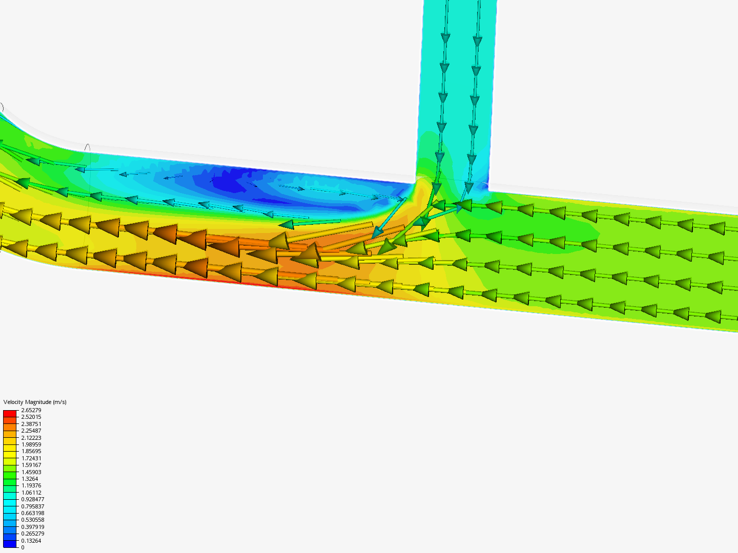 Tutorial 2: Pipe junction flow by paliflow | SimScale