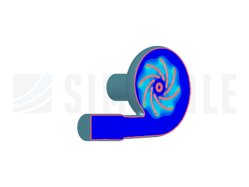 Fluid Flow simulation through a Centrifugal Pump by pande_vatsal | SimScale