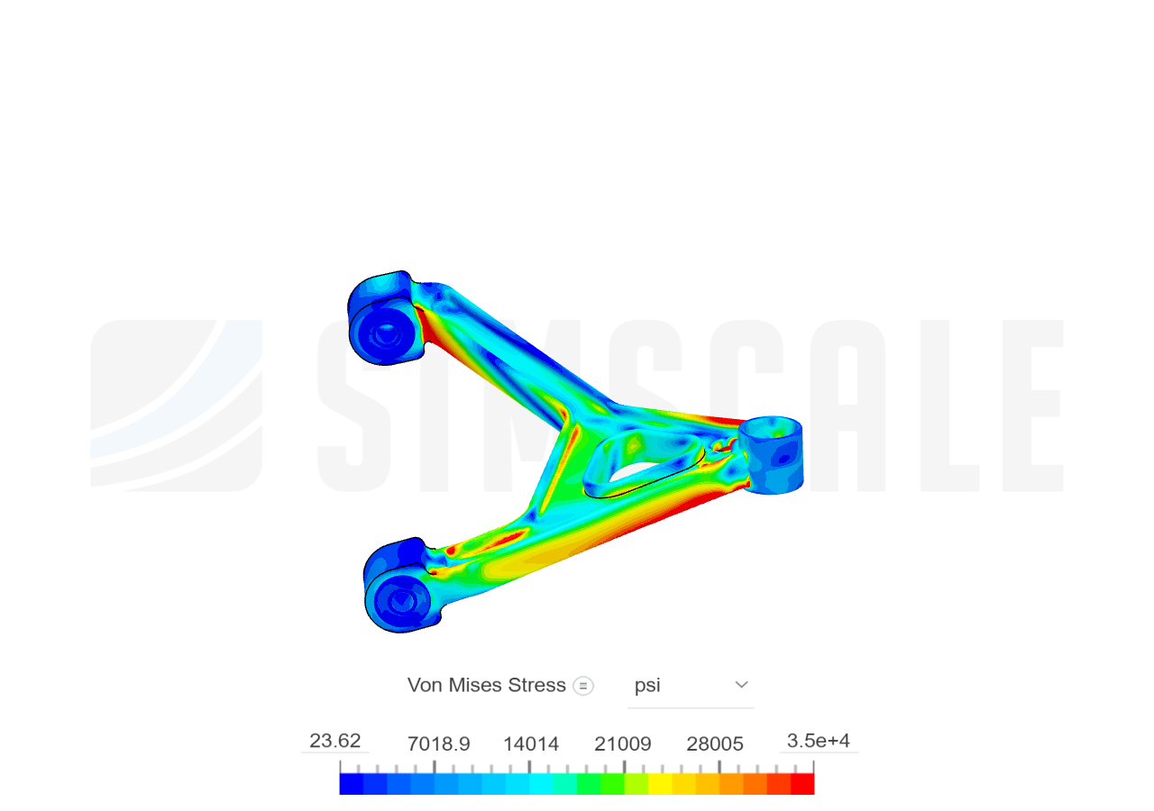 Control arms by papatil_b23 | SimScale