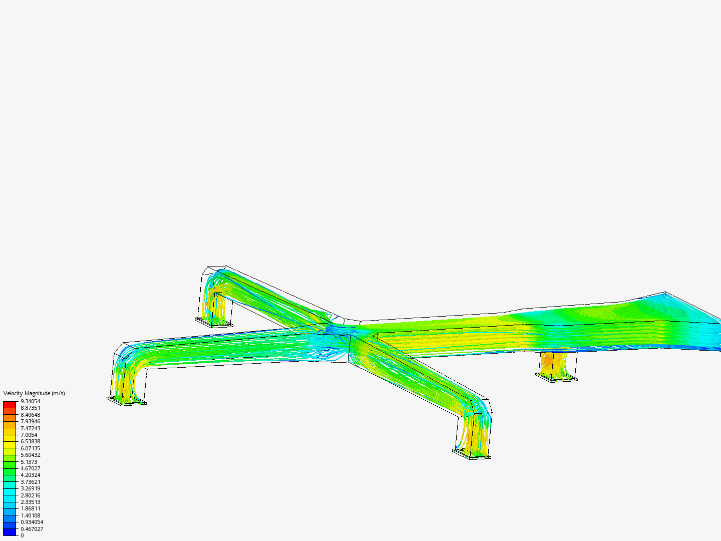 Tutorial 2: Pipe junction flow by paulleyba08 | SimScale