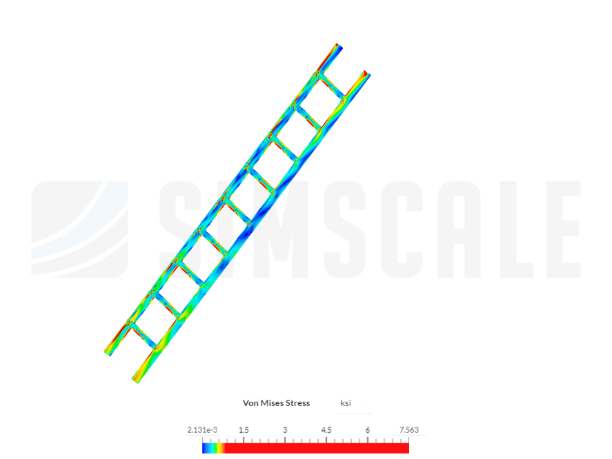 Fea Of a Ladder by pbhargav5010 | SimScale