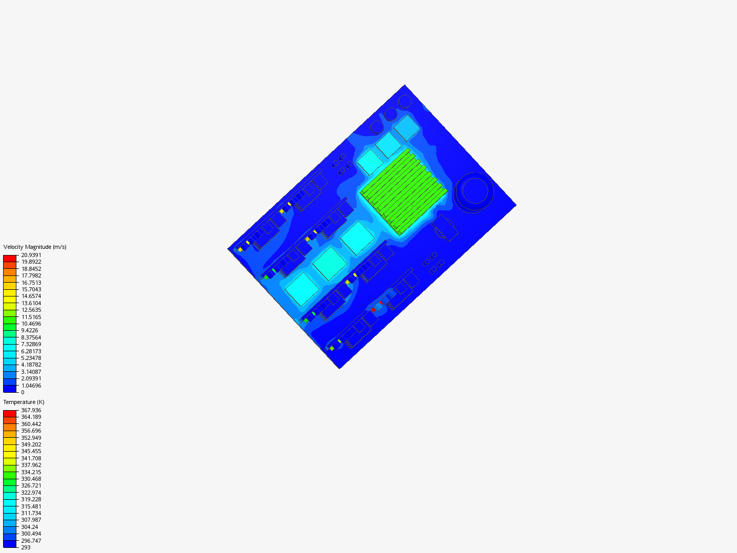 Advanced Tutorial: Thermal Management of an Electronics Box using CHT by pcid_garc_a | SimScale