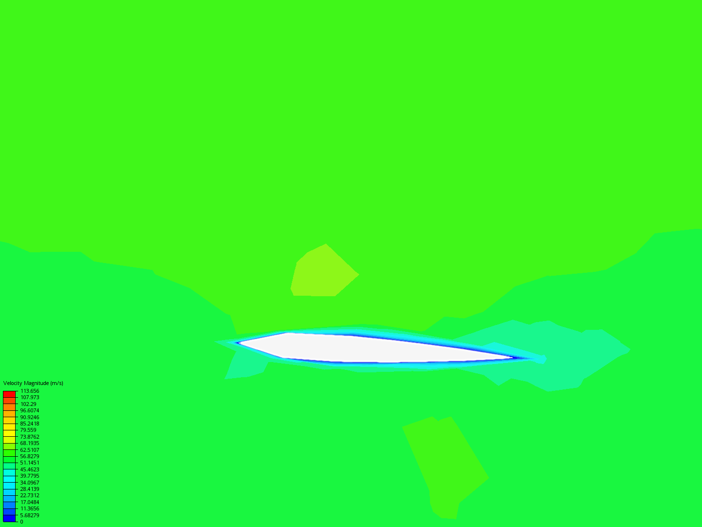 Airfoil (n0009sm-il) sim size 3 by peteroneal115 | SimScale