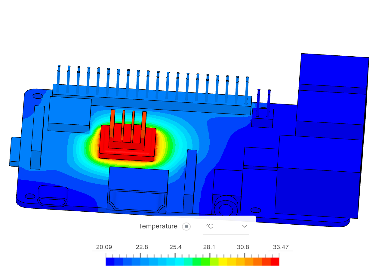 Thermal Analysis Raspberry pi - Copy by pja | SimScale