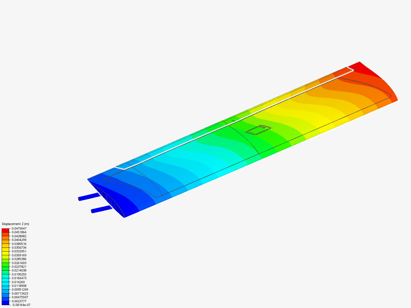 Left Wing Structural Analysis by pkaran | SimScale