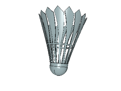 Aerodynamics of shuttlecock by pkulkarni | SimScale
