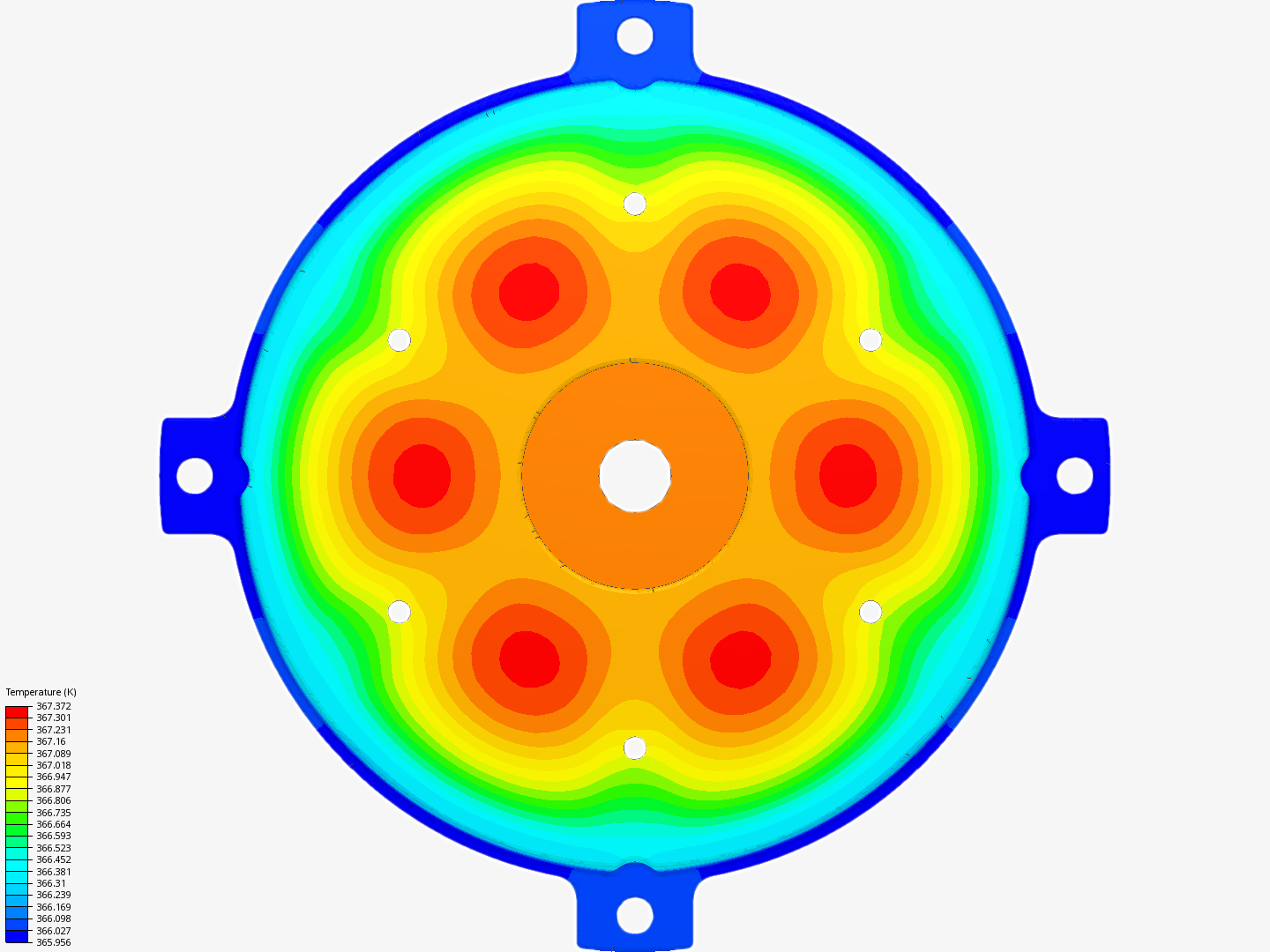 Electrical motor casing by prathamesh111 | SimScale