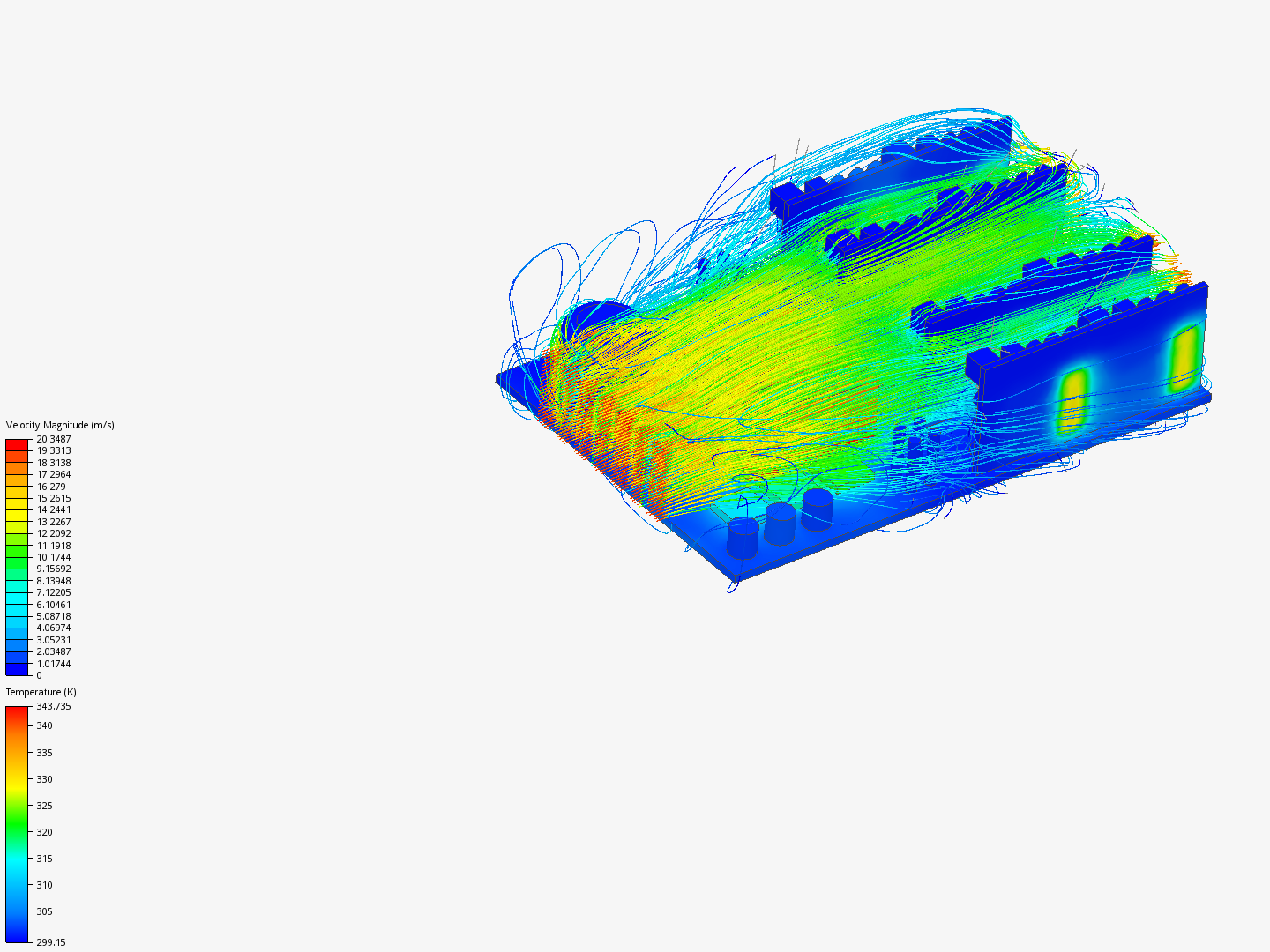 Advanced Tutorial: Thermal Management of an Electronics Box using CHT by prismo | SimScale