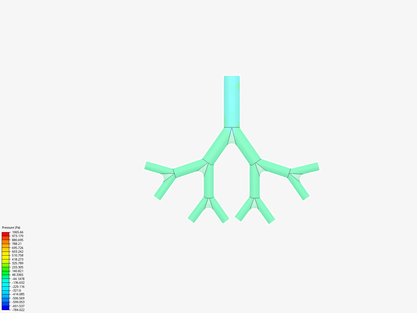 Bronchi air flow by pvaidehi163 | SimScale