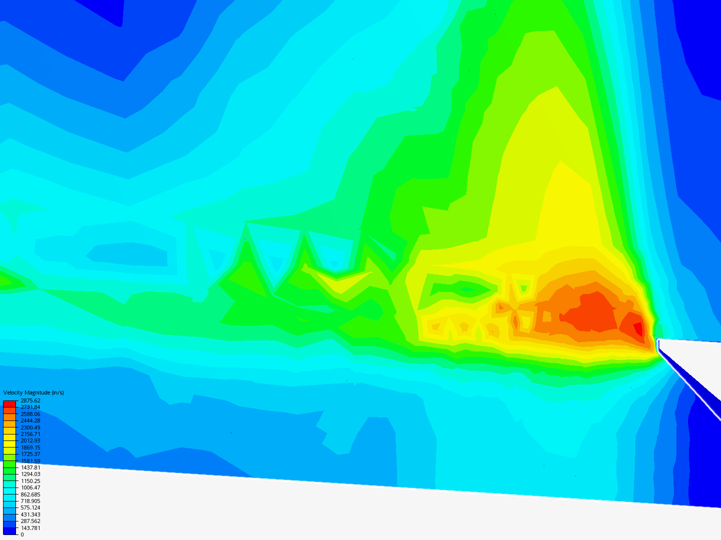 Stacker Fan Inlet Study by rainierveneer | SimScale