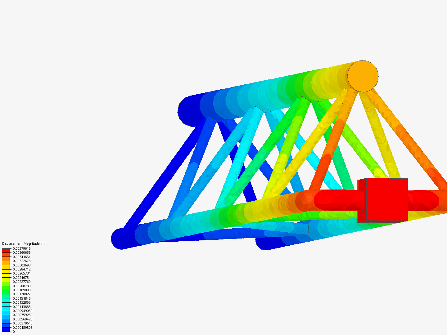 Tutorial - Linear static analysis of a crane by rakes | SimScale