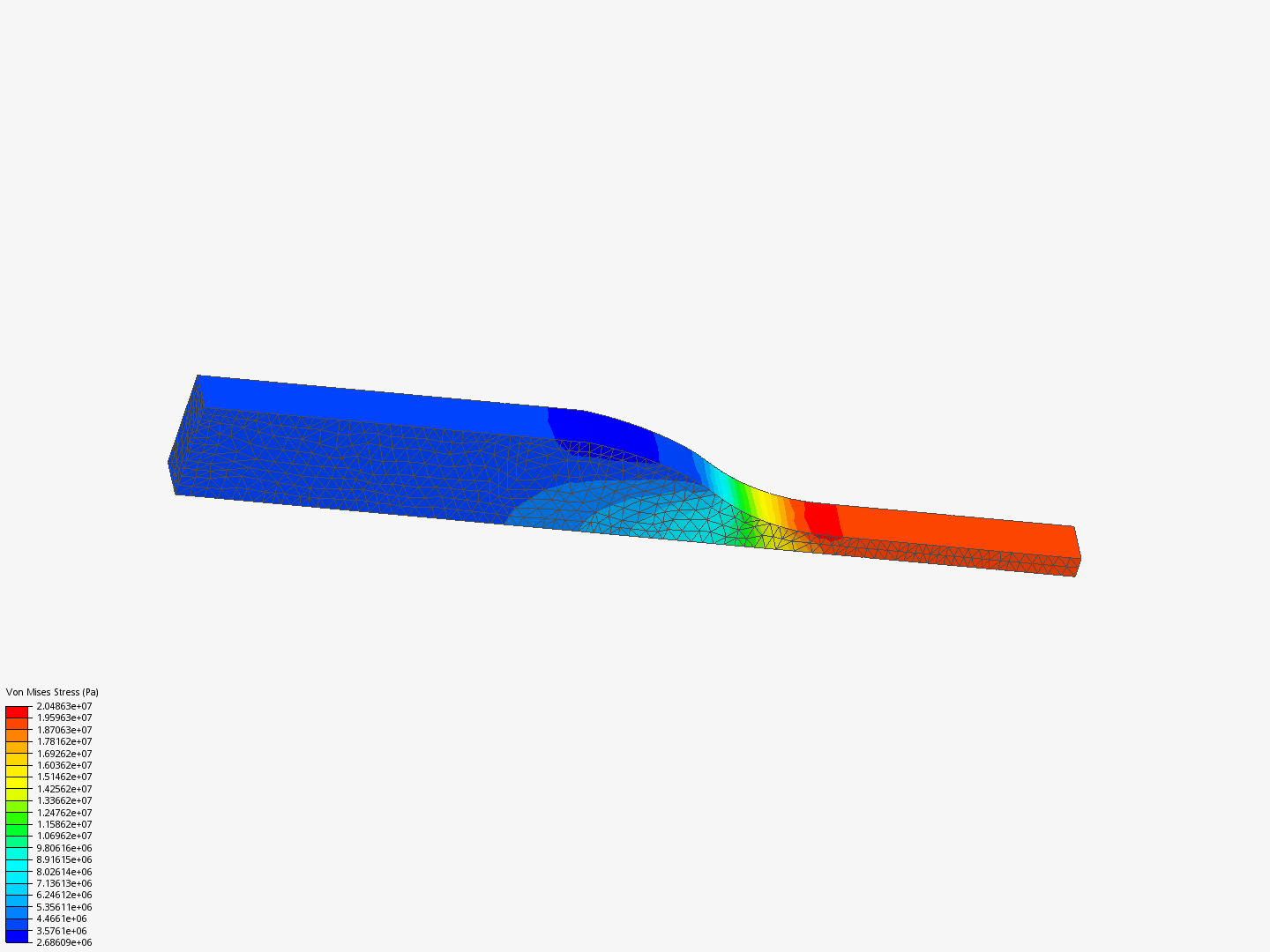 Dogbone Tensile Test Example by ramoscarlin | SimScale