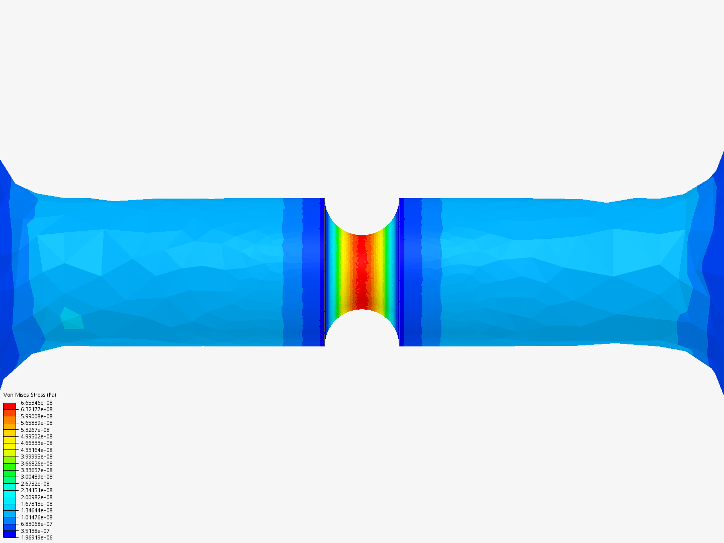 Traction eprouvette by rbakhouche | SimScale