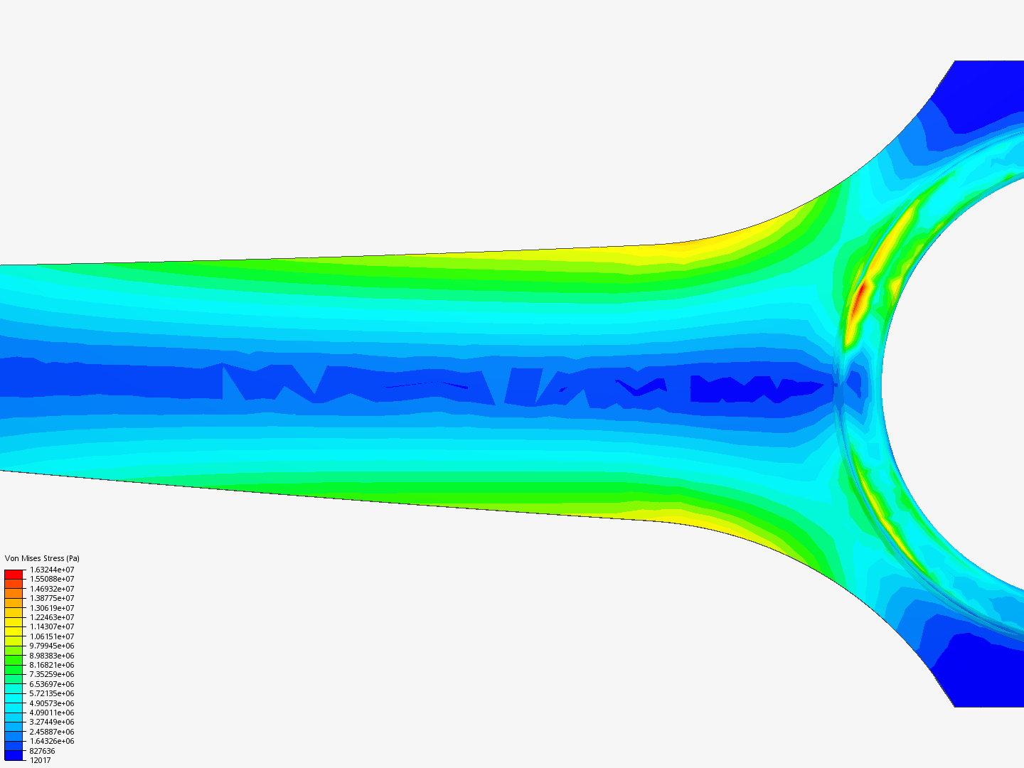 Tutorial 1: Connecting rod stress analysis by rcaruso | SimScale