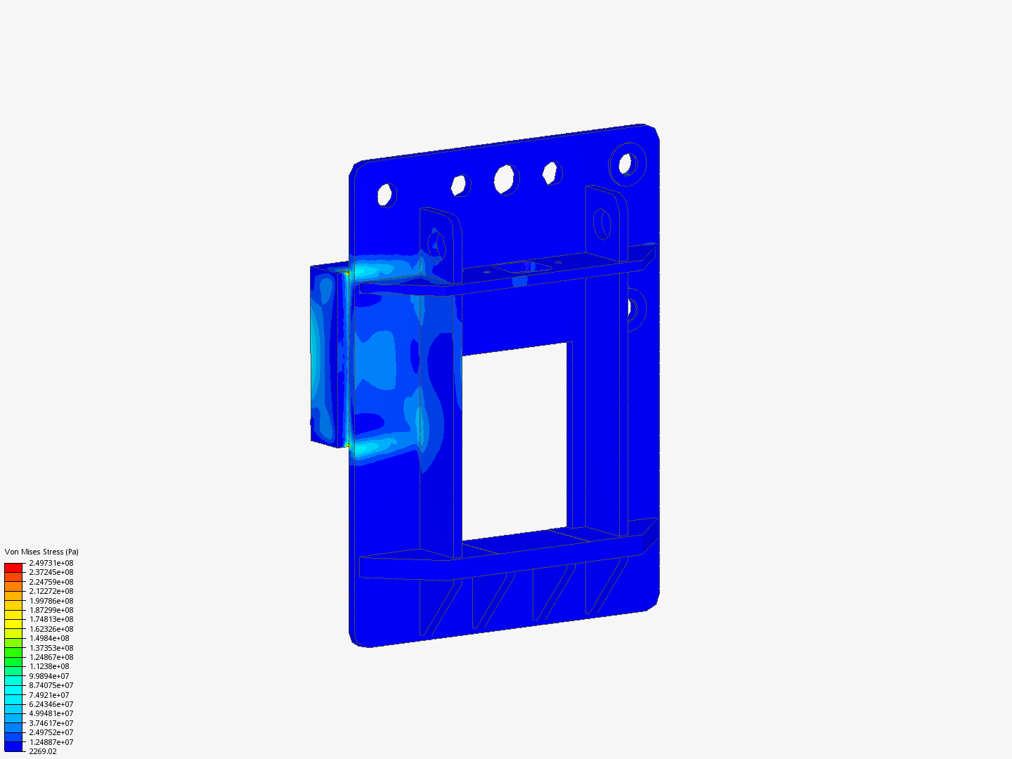 SPECIAL FOOT WALL BRACKETS MODEL by realmsdesign | SimScale