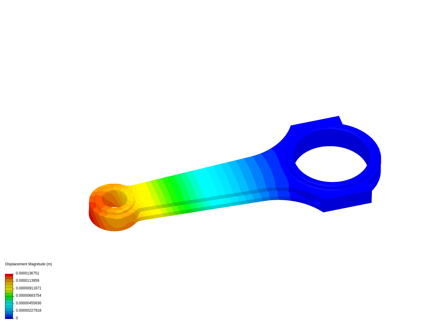 Tutorial 1: Connecting rod stress analysis by renato_depaula | SimScale