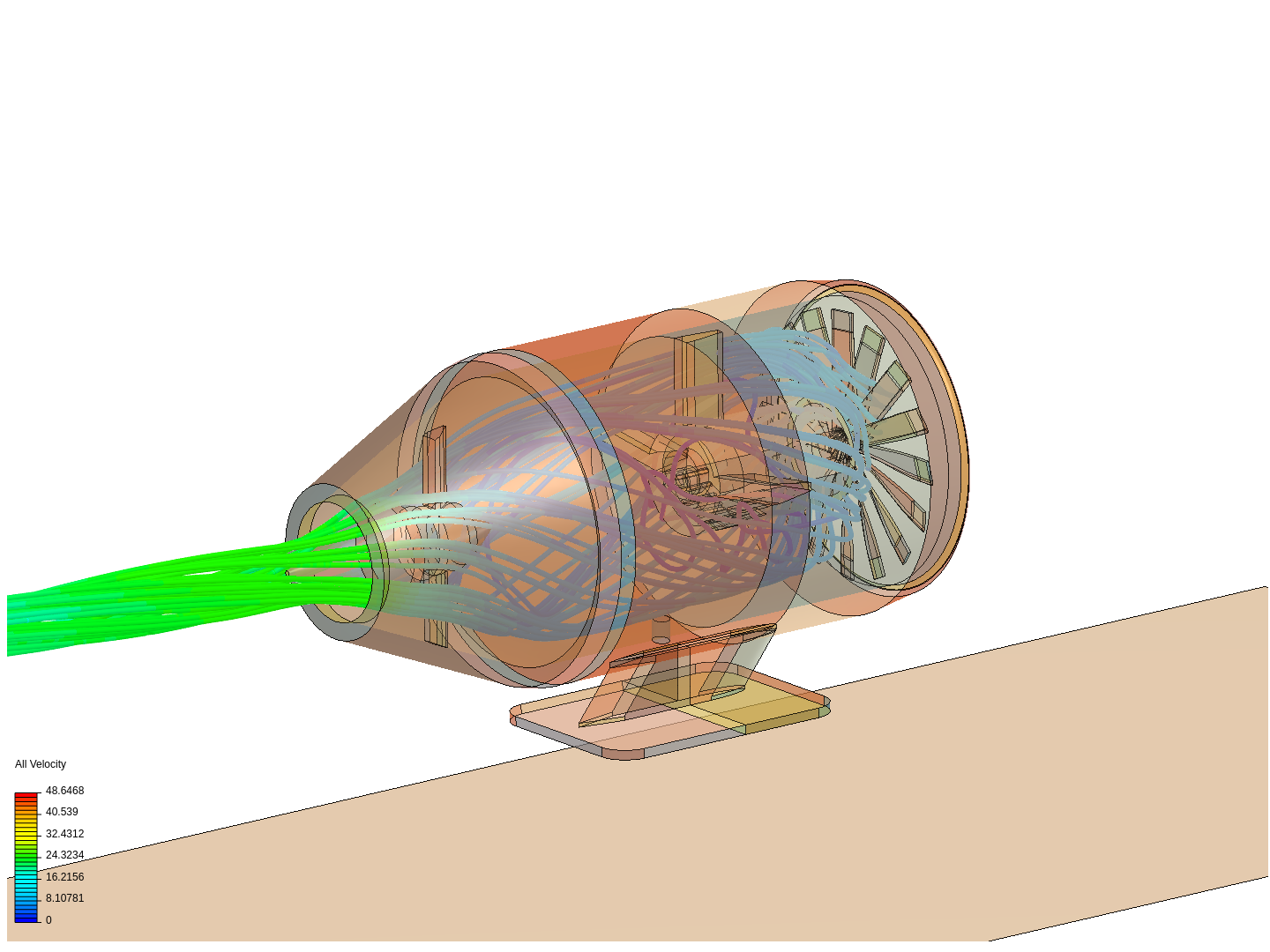 Copy of EDF Motor Flow Test by rfransen | SimScale