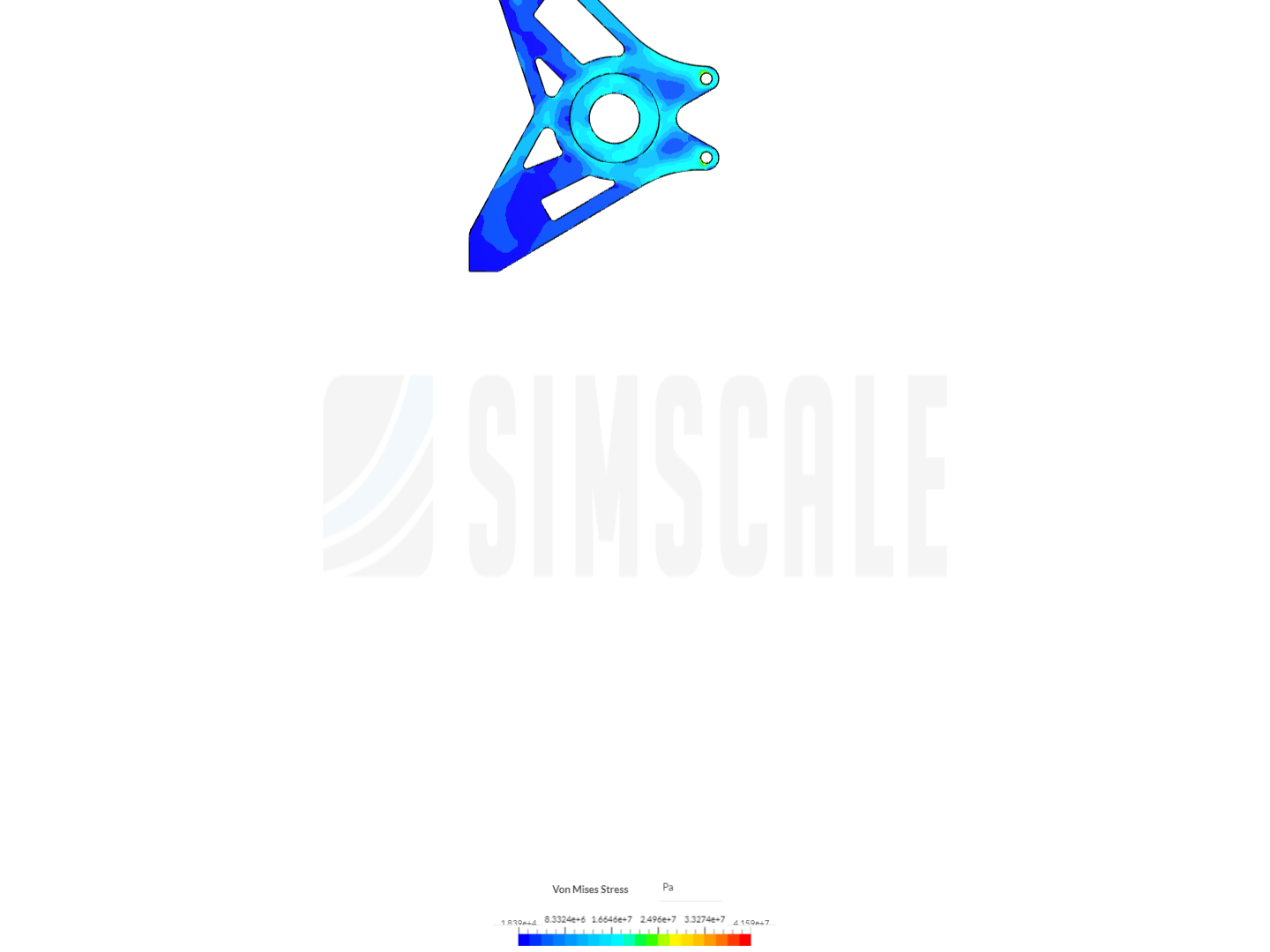 (FB-online FI08)Right Differential mount FEA by rgaonkar | SimScale