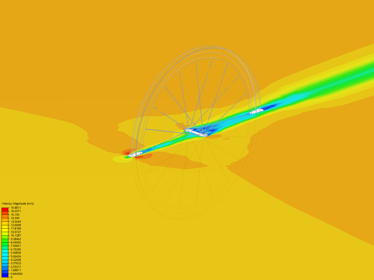 Wheel wind tunnel simulation analysis by riverwang0929 | SimScale