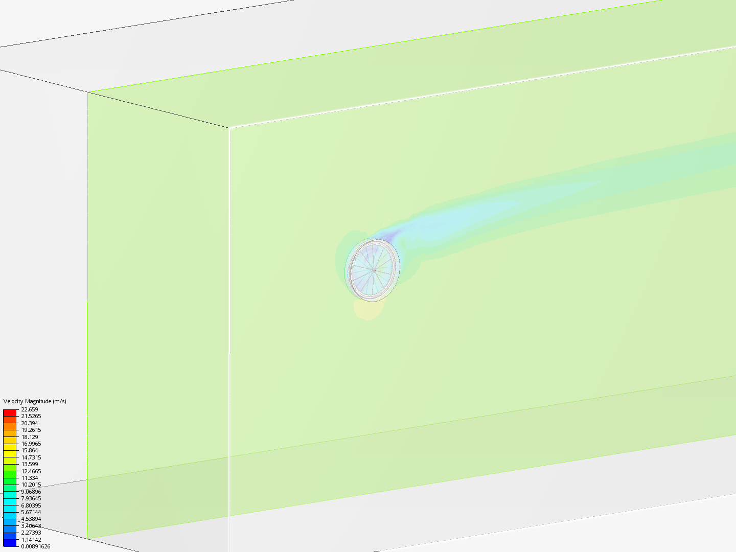 Simulation analysis of wheel resistance in rotating wind tunnel by ...