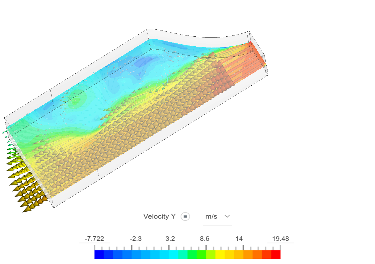 Airflow in Diffuser Channel by roStephen | SimScale
